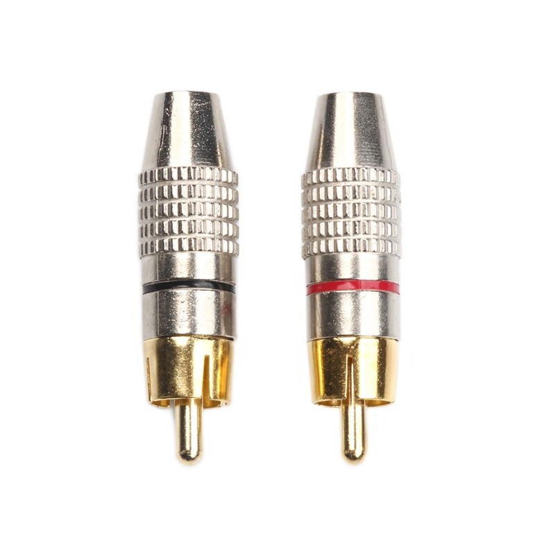 4Pcs 6.3mm RCA Banana Plug Male Self-Locking Lotus... – Vicedeal