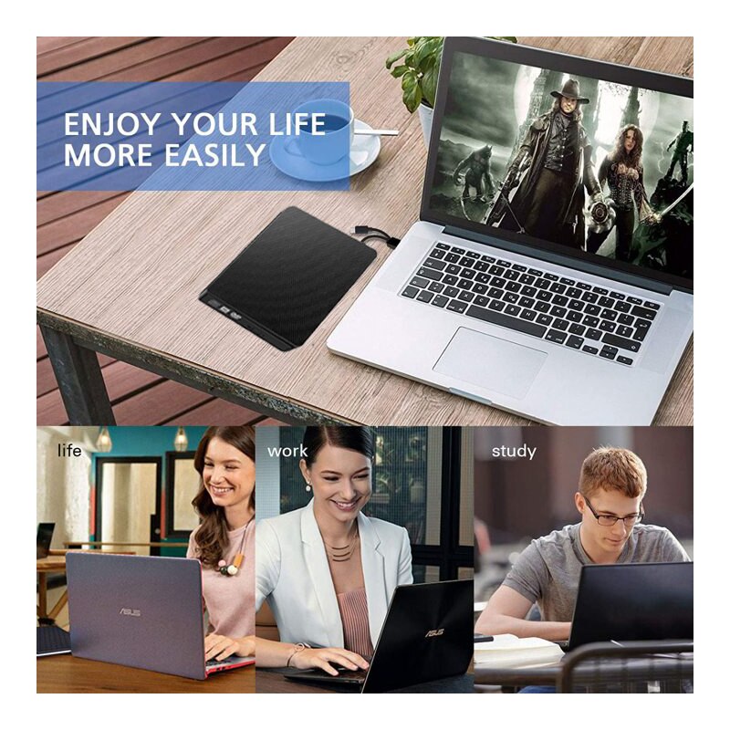 USB 3.0/Type-C Slim External DVD RW CD Writer Slim... – Grandado