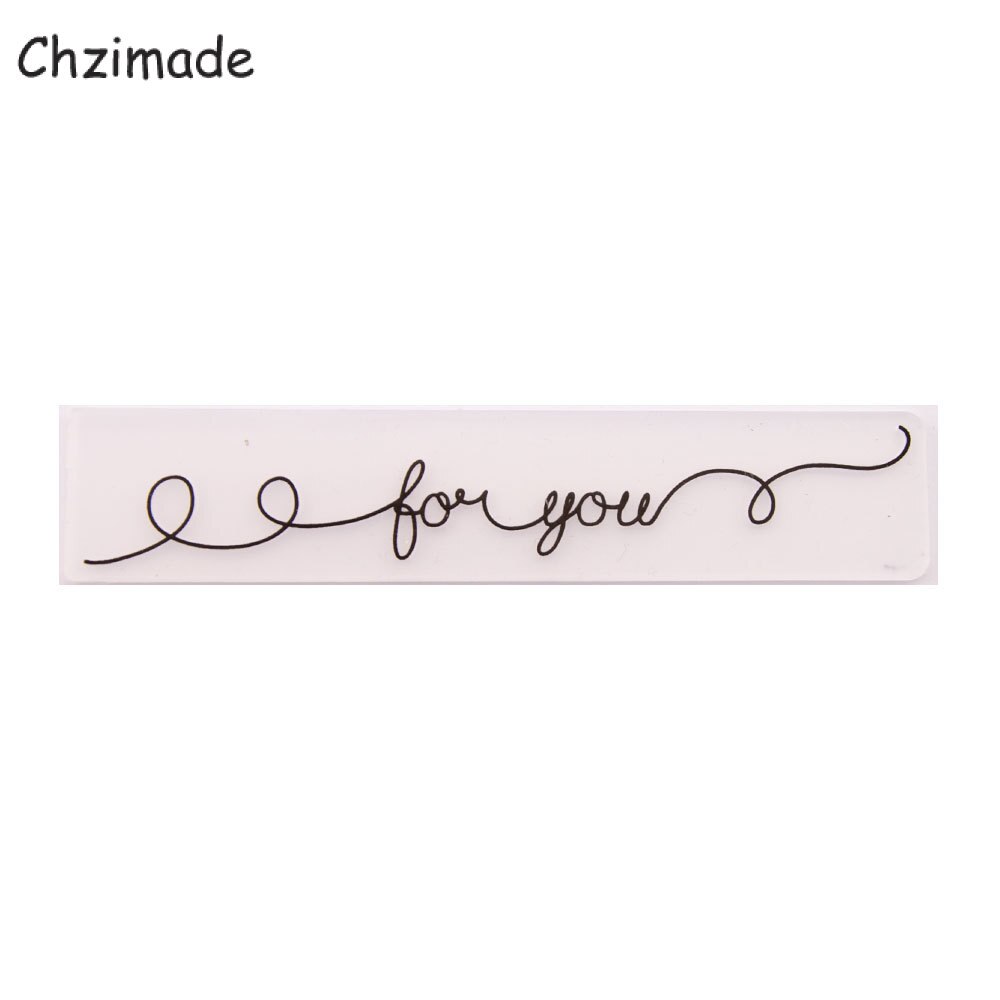 Love You Letter Printed Embossing Folders Plastic ... – Grandado