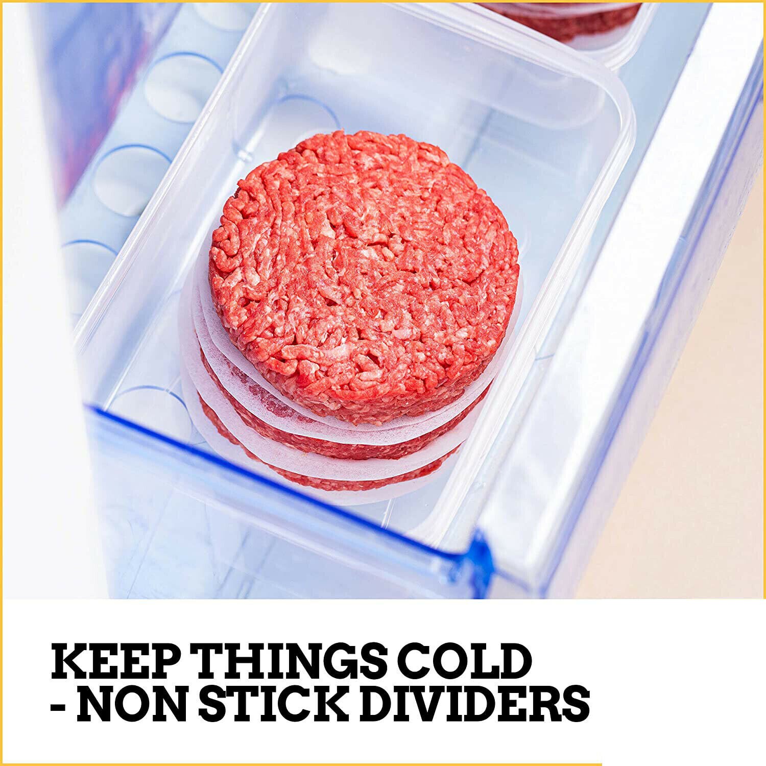 100 Stuks 4/4.5Inch Hamburger Patty Perkament Papi... – Vicedeal