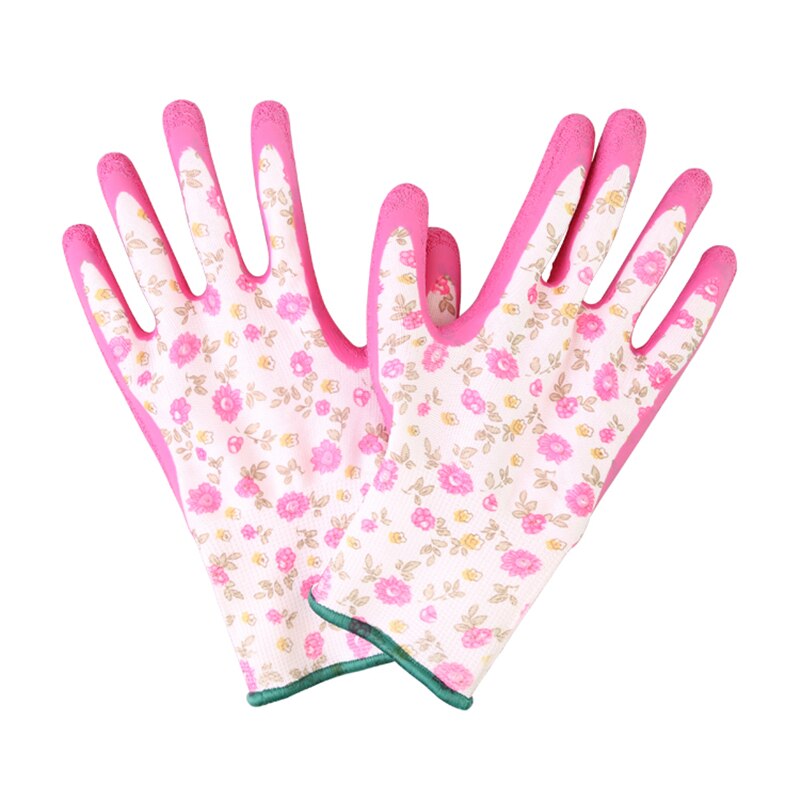 Women Gloves Work GMG Printed Polyester Shell Pink... – Grandado