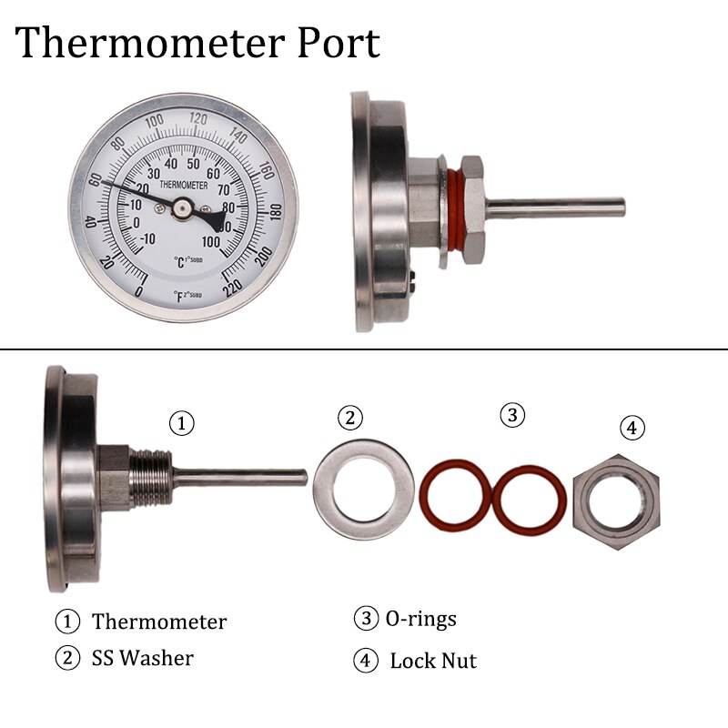 Mash Tun(MT) Homebrew Kettle Weldless Conversion K... – Grandado