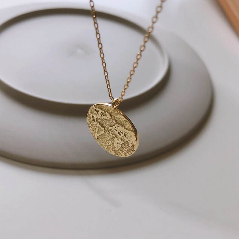 Silvology 925 Sterling Silver World Map The Compas... – Grandado