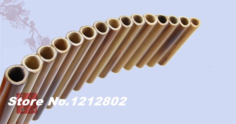 Pan Flute 15 Pipes Natural Bamboo Wind Instrument ... – Grandado