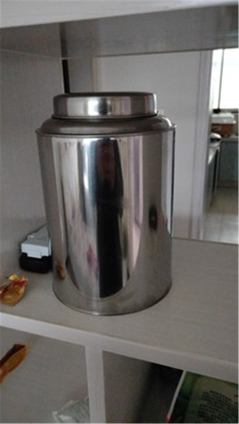 Thick golden stainless steel tea cans storage box ... – Vicedeal