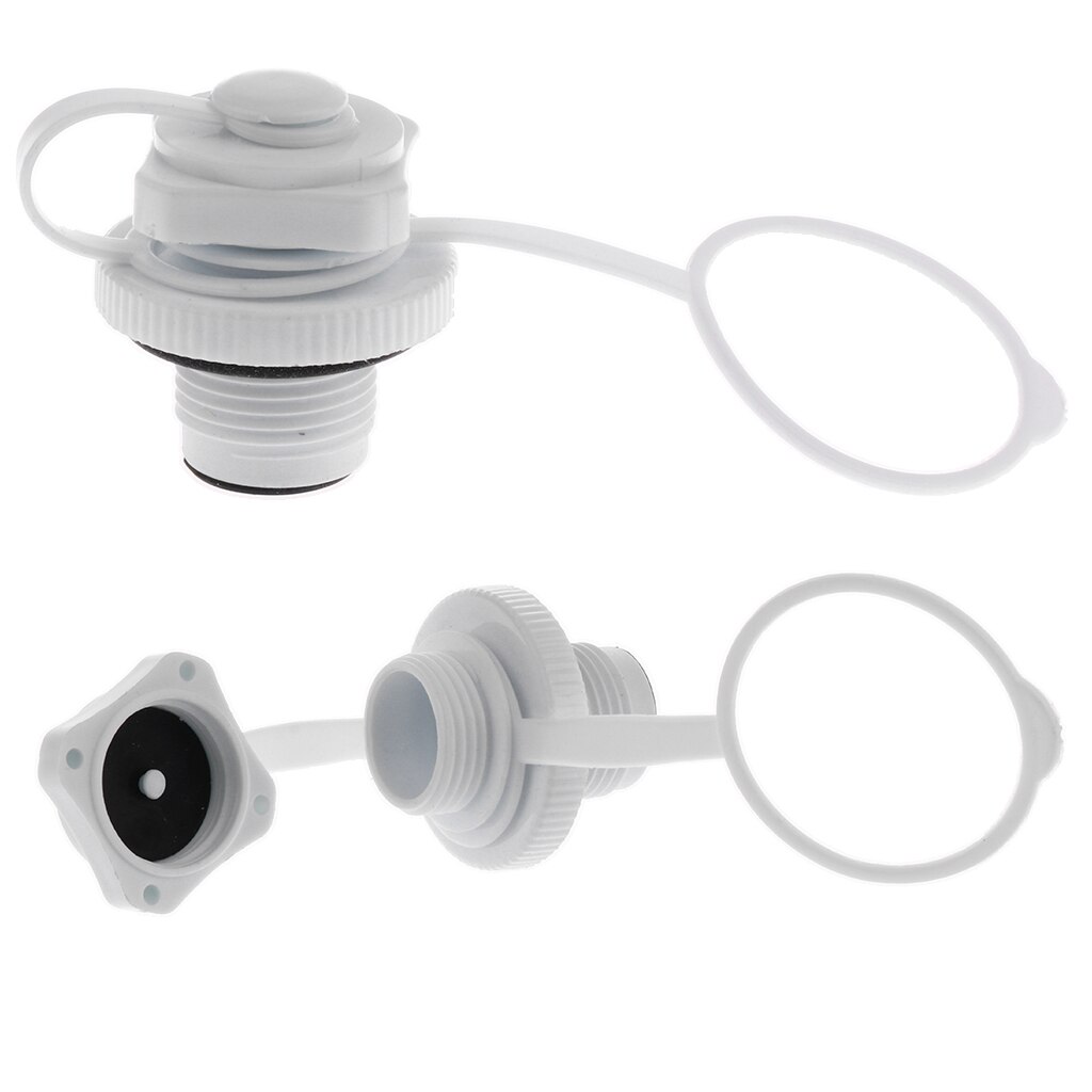 2 Stuks Wit Plastic Schroef Air Valve Caps Roeibot... – Vicedeal