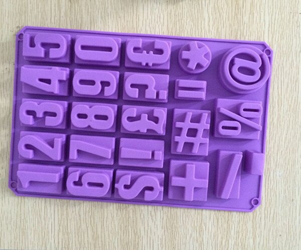 Large Digital Number Decoration Silicone Cement Mo... – Grandado