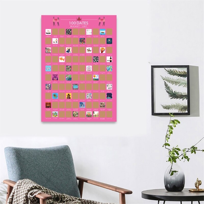 Premium Couples Print Republic 100 Dates Bucket Li... – Vicedeal