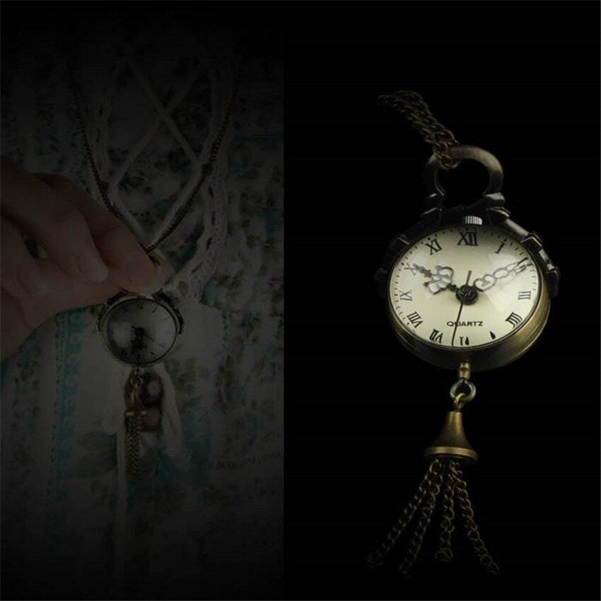 the Retro Vintage Bronze Quartz Ball Glass Pocket ... – Grandado