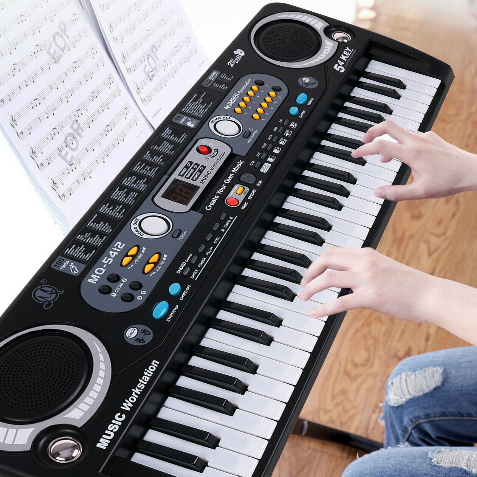 Portable Keyboard Piano 61 Keys Digital Music Key ... – Grandado