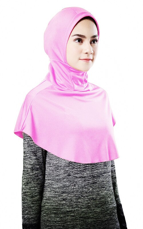 Modesty Muslim Women Solid Color Hijab Hooded Neck... – Grandado