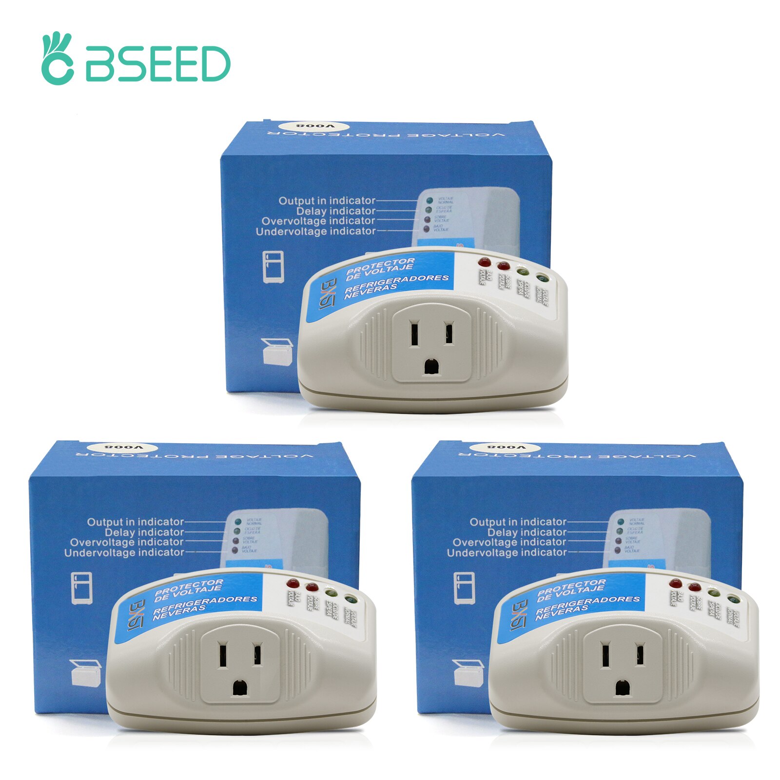 Bseed Voltage Protector Single Outlet Surge Protec... – Vicedeal