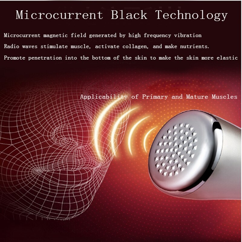 Magnetic Import Instrument Ion Microcurrent Face Massage Instrument ...