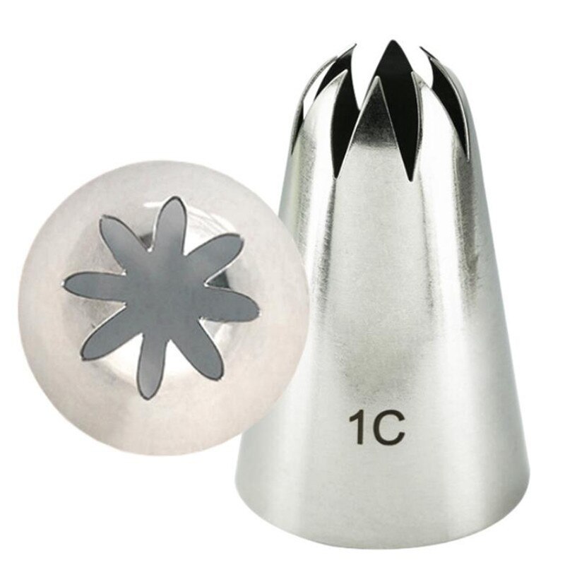 4pcs/1PC Large Icing Piping Nozzles Decorating Cak... – Grandado