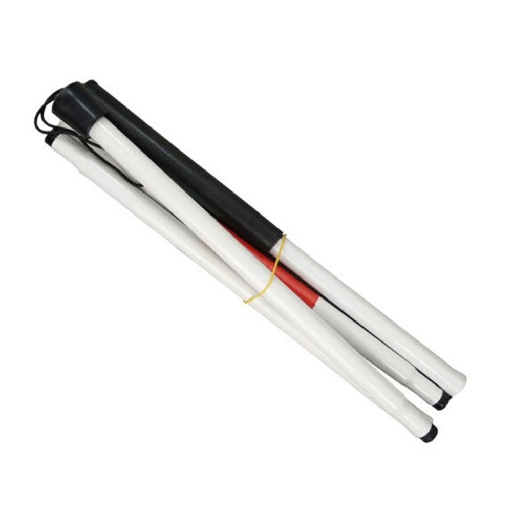 3pcs Folding Blind Cane Reflective Red Folding Wal... – Grandado