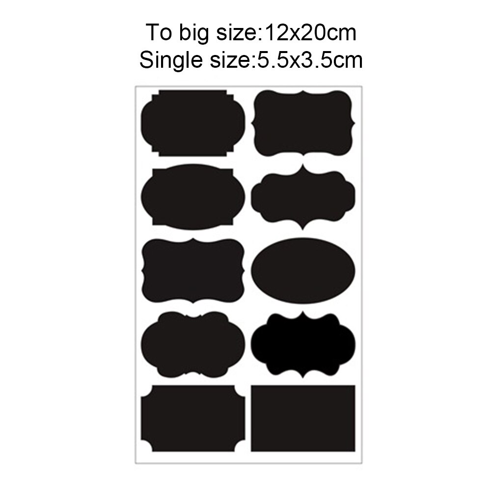 Reusable Chalkboard Stickers Removable Kitchen Sti... – Vicedeal