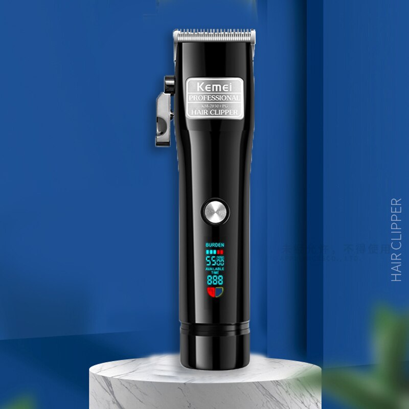 cordless hair clipper LCD rechargeable hair trimme... – Grandado