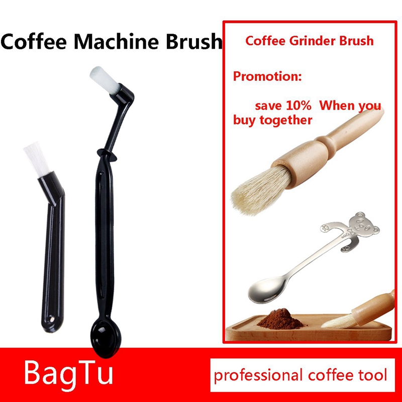 Coffee Machine Cleaning Brush With Spoon Tool Set ... – Grandado