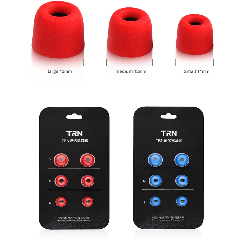 TRN 3 Pairs(6pcs) T400 In Ear Memory Foam Earbuds ... – Grandado