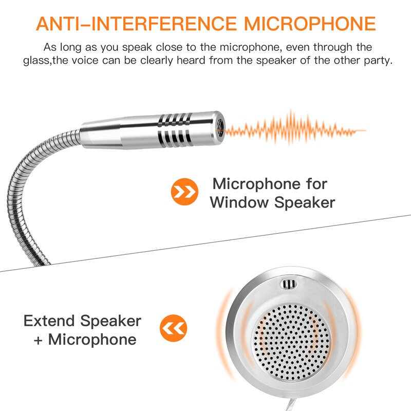 2 Way Window Intercom System Interphone Bank Speak... – Vicedeal