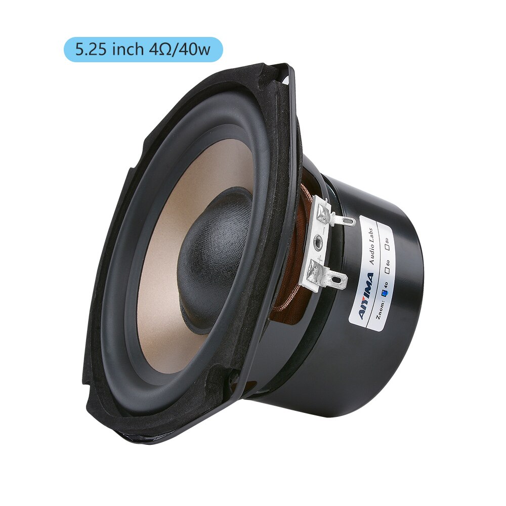 AIYIMA 1Stck 5,25 Zoll Subwoofer Lautsprecher 100W... – Grandado