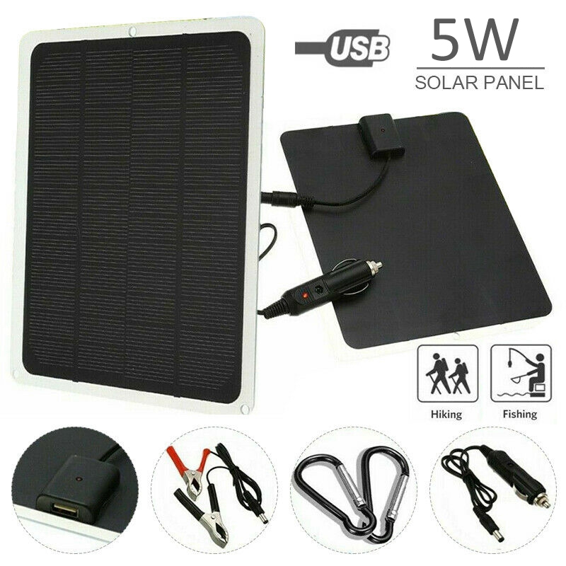 JFBL 12V/50W Battery Charger Portable Solar Panel ... – Grandado