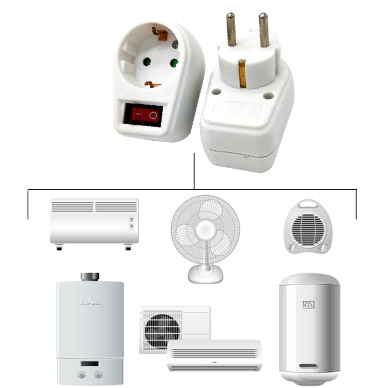 European Type Conversion Plug 1 TO 1 Way EU Standa... – Grandado