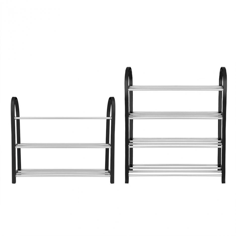 Schuh Rack 3/4 Schichten Schuh Schrank Aluminium M... – Vicedeal