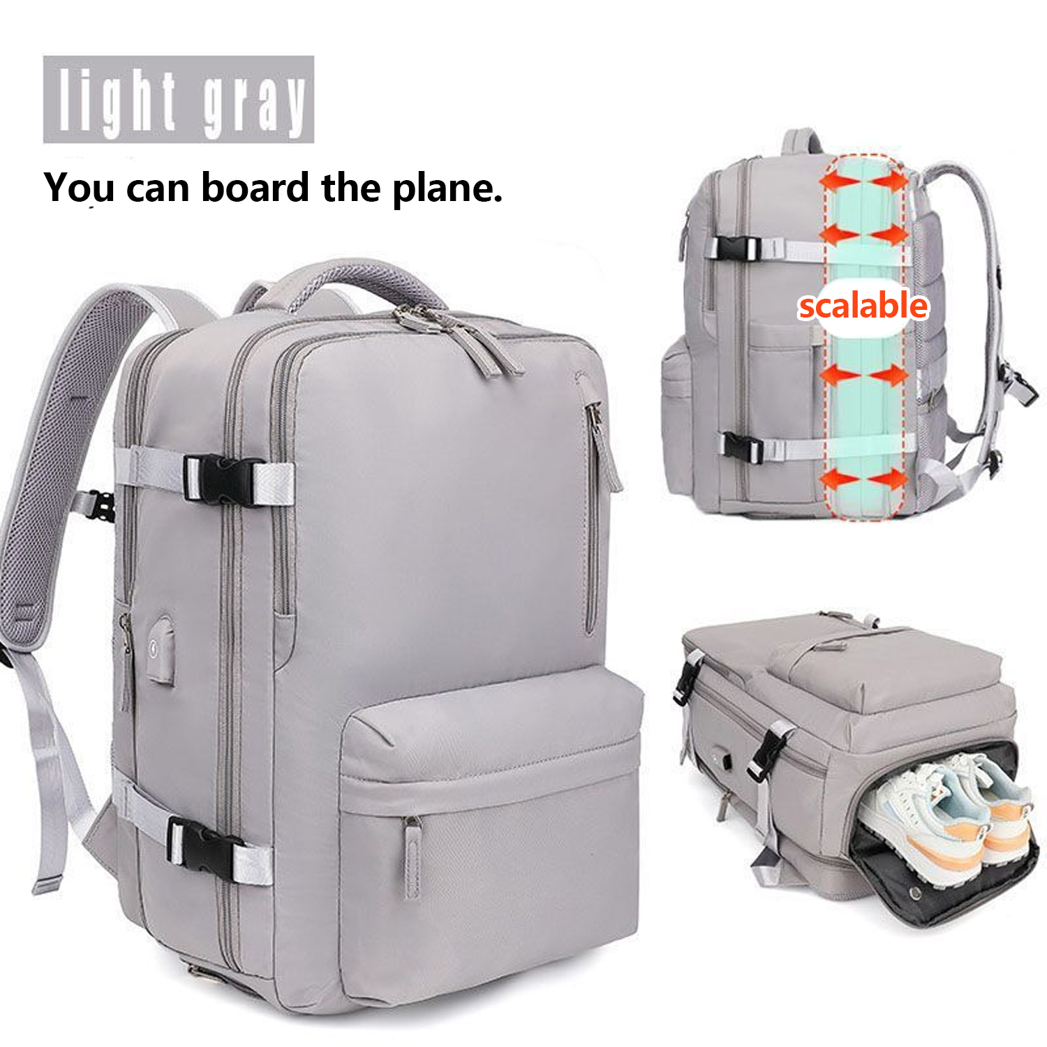 1 set of classic expandable travel backpacks that ... – Grandado