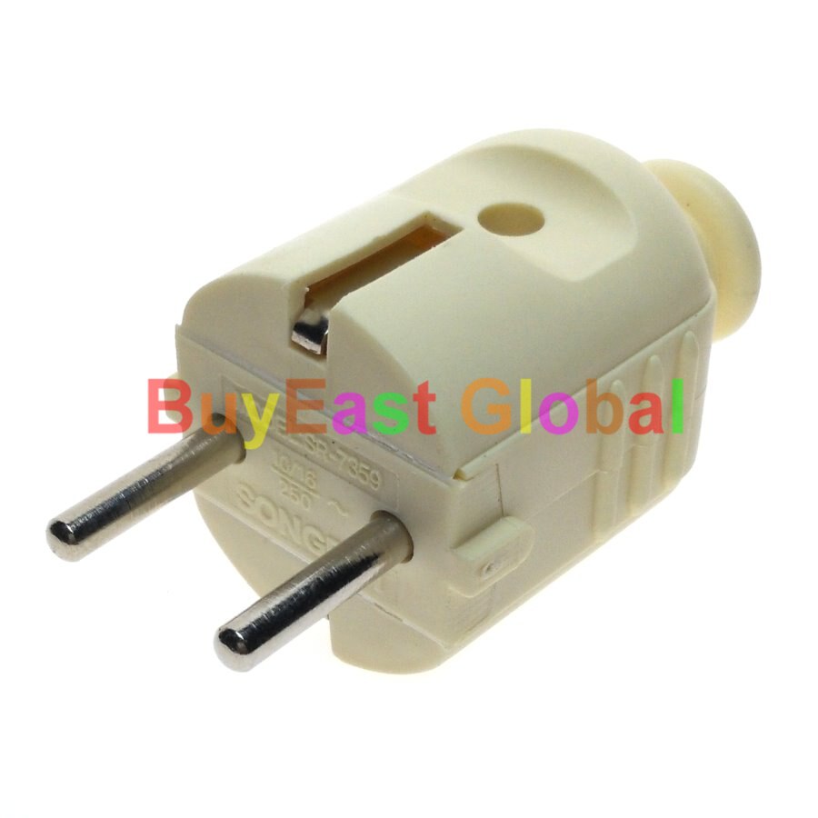 EU Schuko German Russian Type F DIY Rewireable Pow... – Grandado