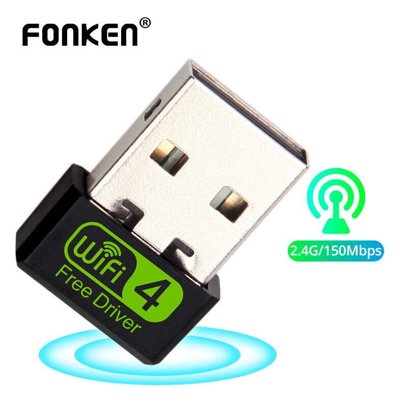 FONKEN USB Wifi Adapter For PC 802.11n 2.4G 150M W... – Grandado