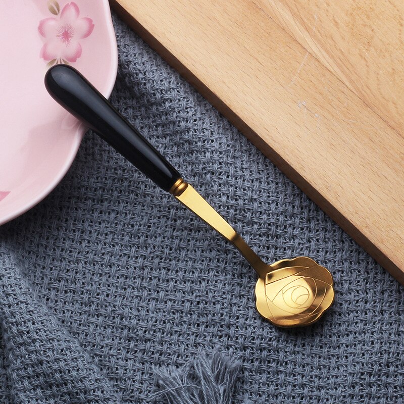 Coffee Tea Stirring Spoon Small Flower Shape Stain... – Grandado