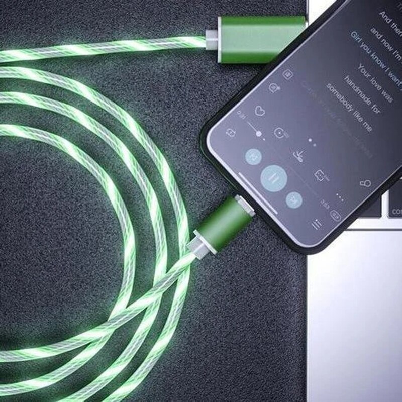 Glowing LED Magnetic 3 in 1 USB Charging Cable Fas... – Grandado