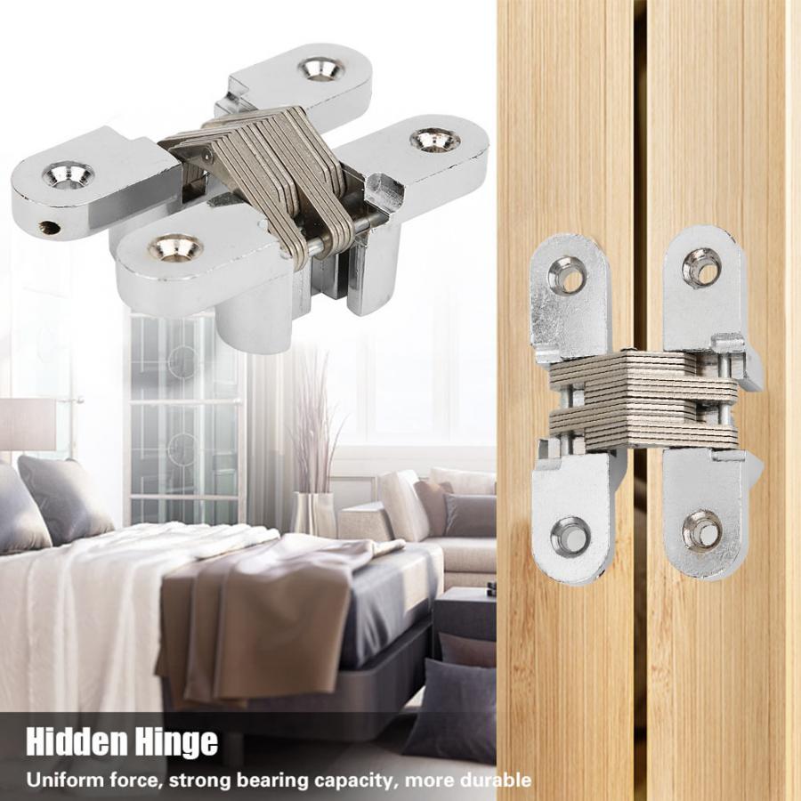 Zinc Alloy Hinges Door Hinge Bearing Silver – Grandado