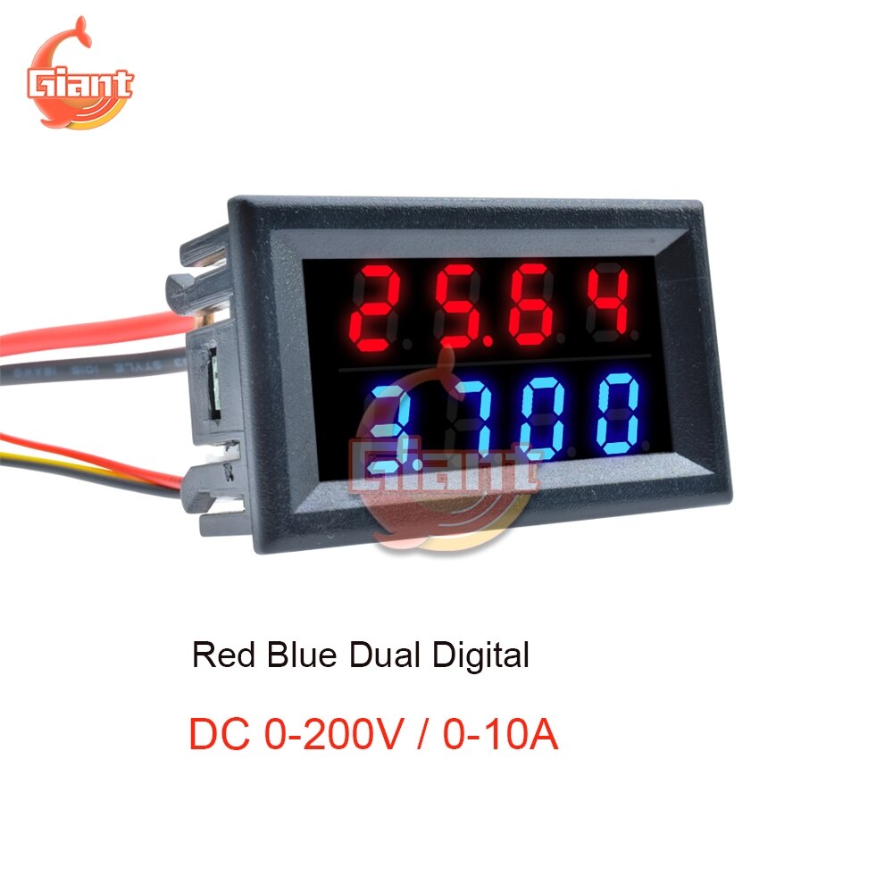 Dual LED Display Digital Voltmeter Ammeter DC 100V... – Vicedeal