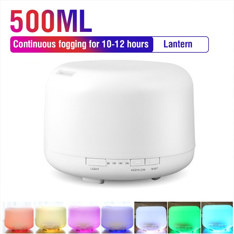 500ML Air Humidifier Diffuser With Remote Control ... – Grandado