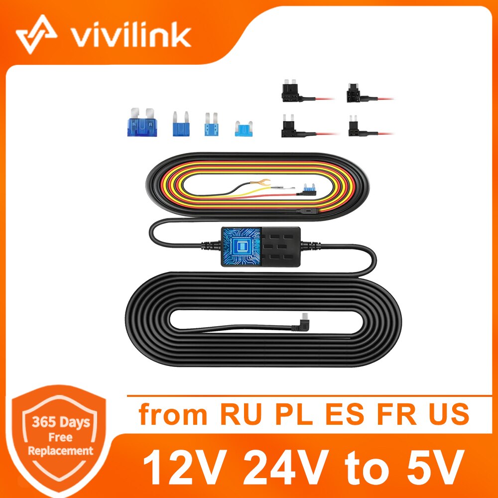 Vivilink Hardwire Kit VJ9HQ Dash Cam Buck Line 11.... – Grandado