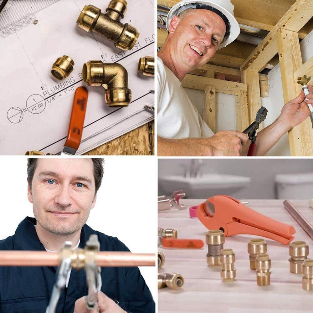 Suora kytkentäputkiliittimet push 1/2 lyijytön put... – Grandado