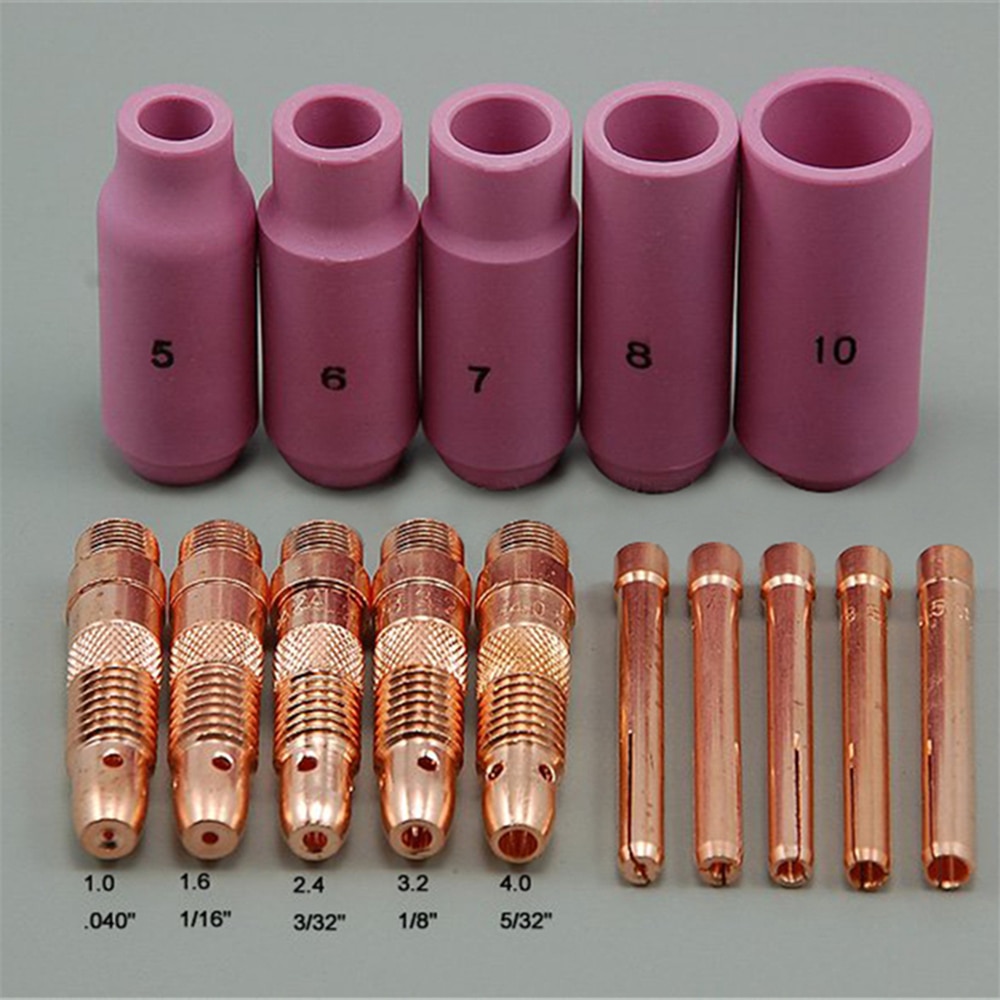 TIG Consumables Accessories KIT Alumina Nozzle Cup... – Vicedeal