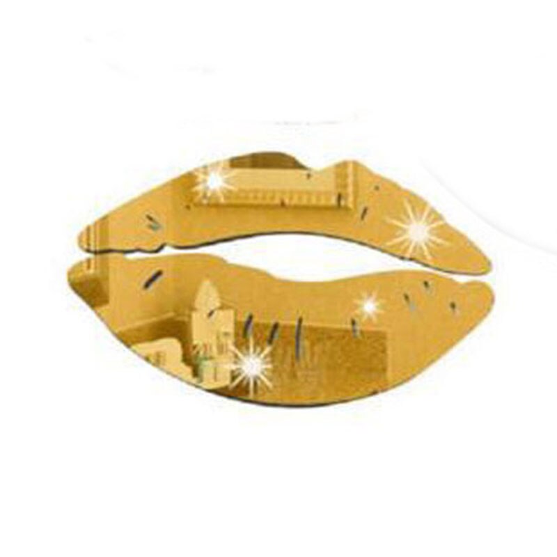 3D Lip Shape Mirror Wall Sticker Home Living Room ... – Vicedeal
