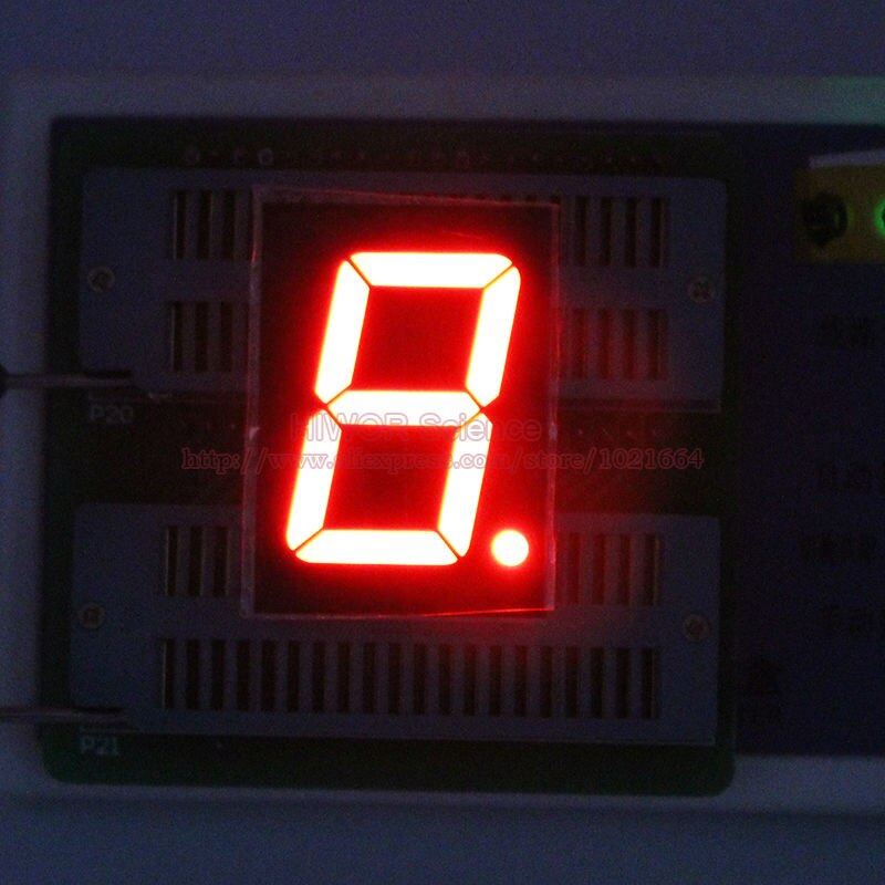 (10 teile/los) 10 Stifte 1,2 Zoll 1 bisschen 7 Segment rot LED Anzeige ...