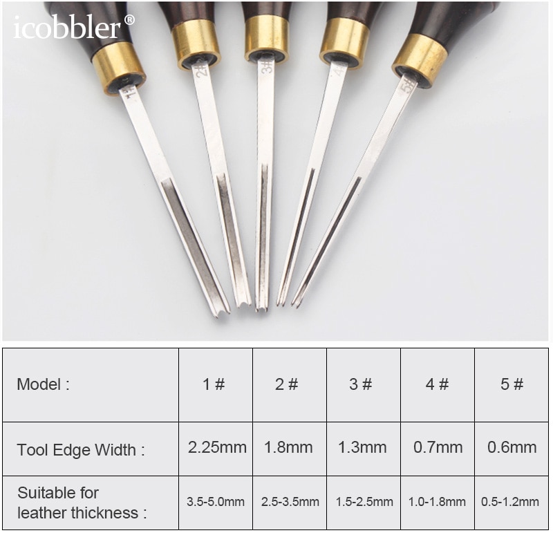 1pcs Leather Edge Stitching Groover Crease Prickin... – Grandado