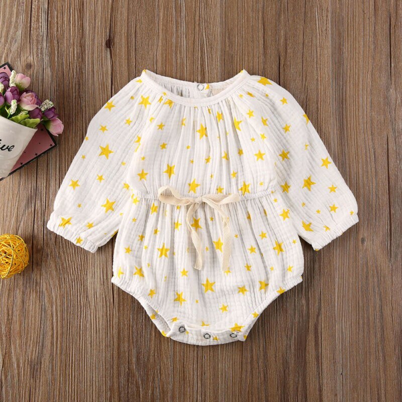 0-18M Newborn Infant Baby Girl Bodysuits Sweet Out... – Vicedeal
