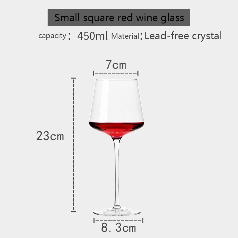 450ml Crystal insulated wine glass cup mug wine gl... – Vicedeal