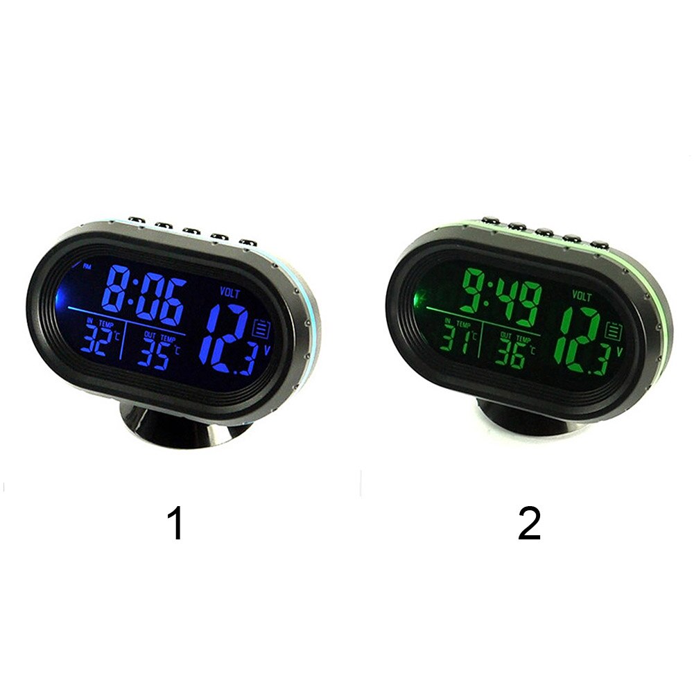 LCD Digital Car Temperature Thermometer Voltage Me... – Vicedeal