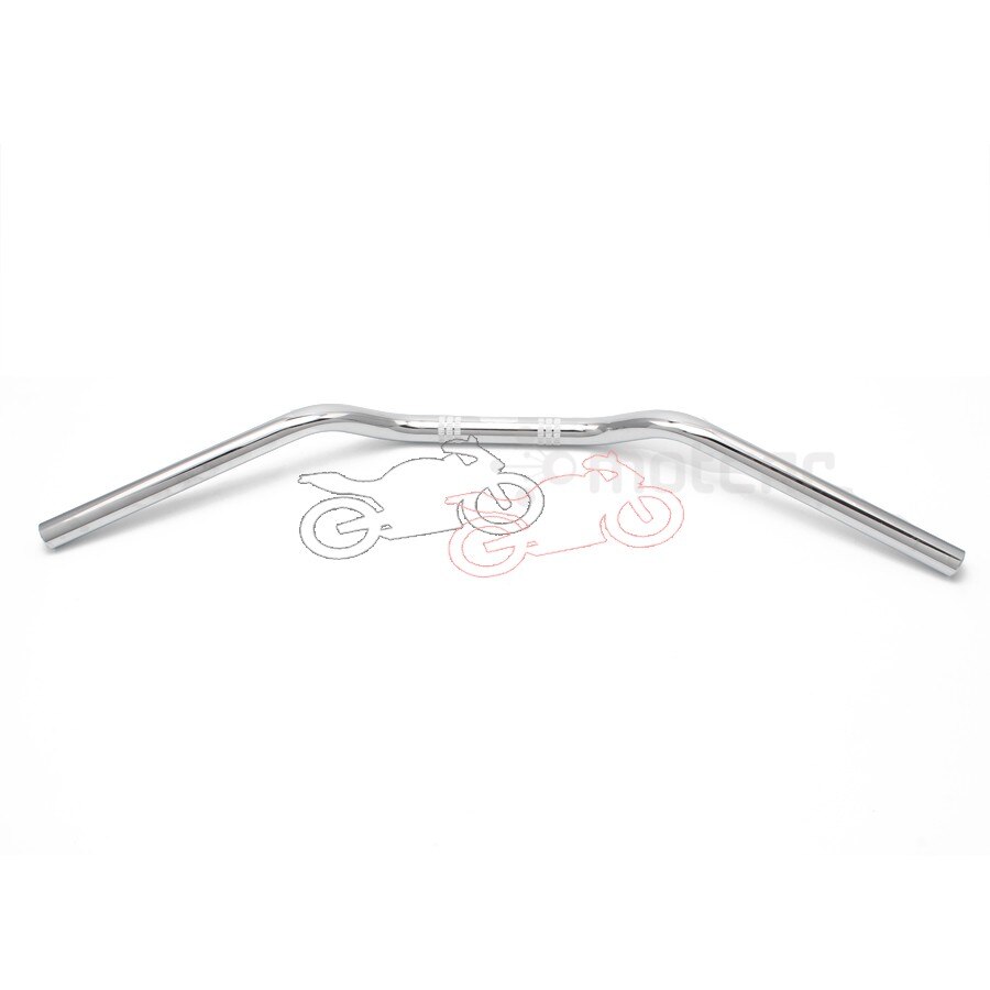 Universal Fit All Motorcycle 1" 25mm Chrome/Black ... – Grandado