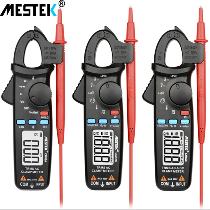 True RMS Digital Clamp Meter MESTEK CM82A/B/C DC A... – Vicedeal