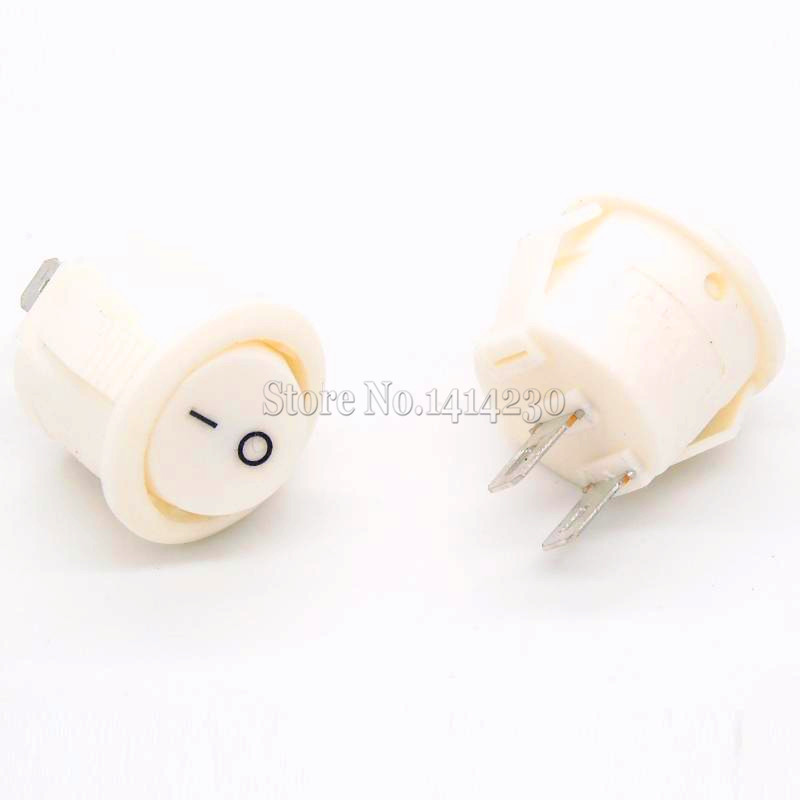 10Pcs 16mm Diameter Small Round Rocker Switches Bl... – Grandado