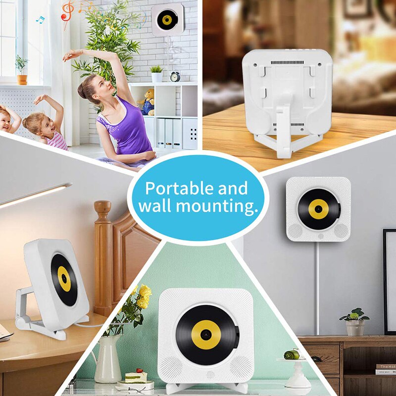Reproductor de CD Bluetooth montable para pared po... – Grandado