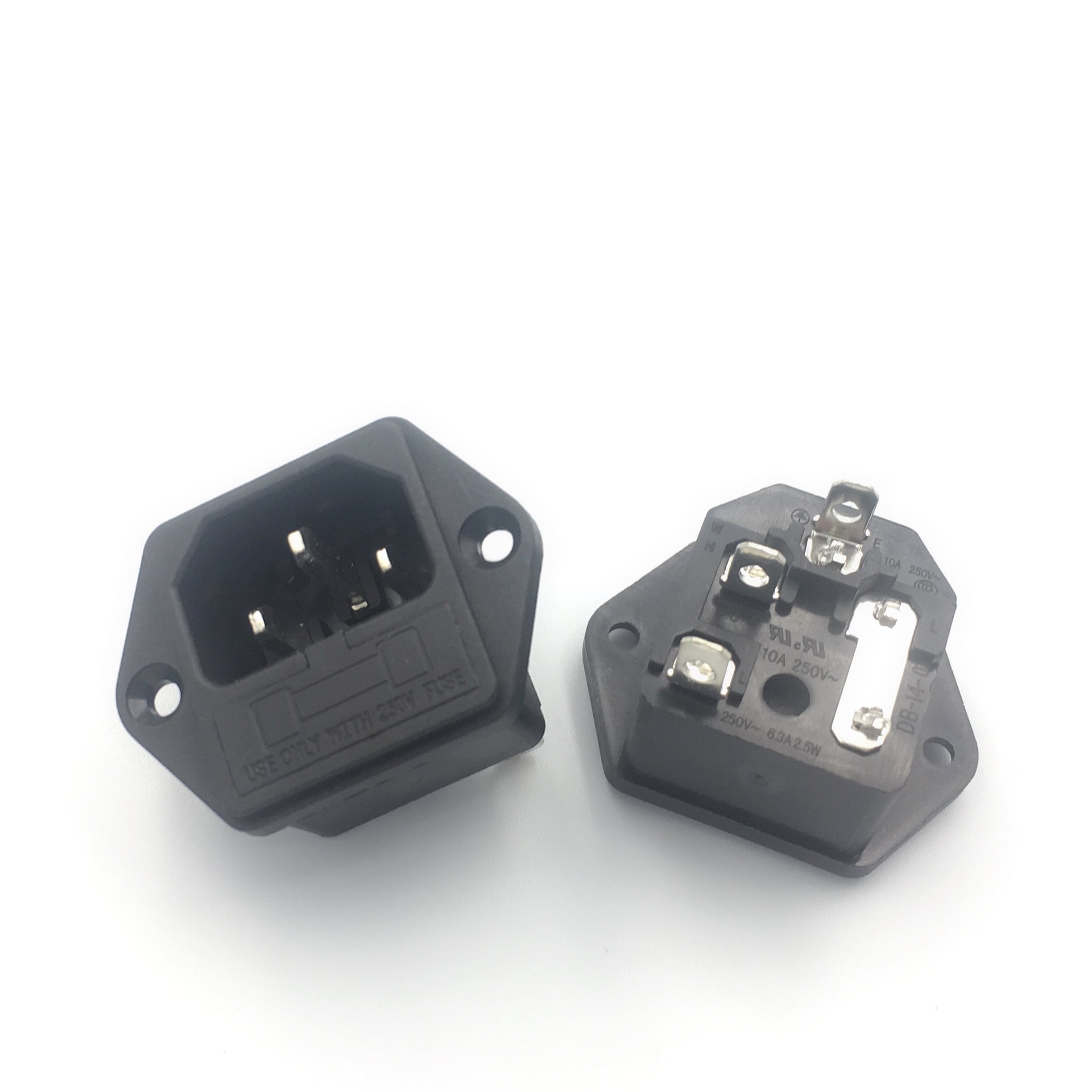 5 stücke IEC 320 C14 Stecker Inlet Panel Buchse St... – Vicedeal